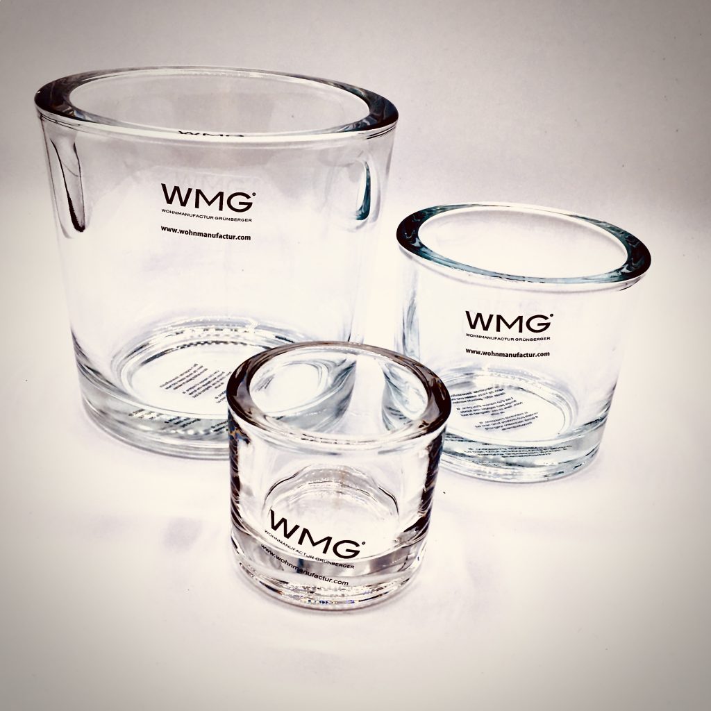 WMG Windlicht Swirl, Eisen, schwarzbraun H 20 D 28 cm mit Glas – Blumen ...